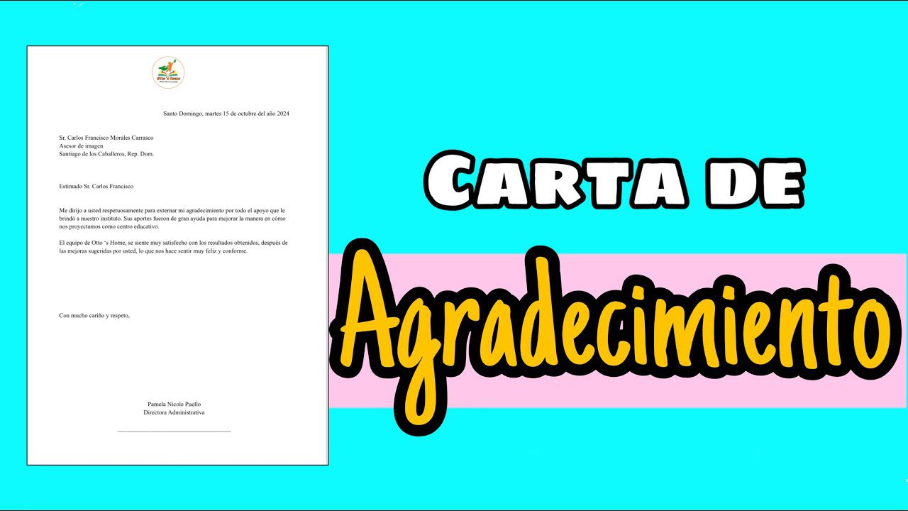 Cómo escribir una carta de agradecimiento a una persona