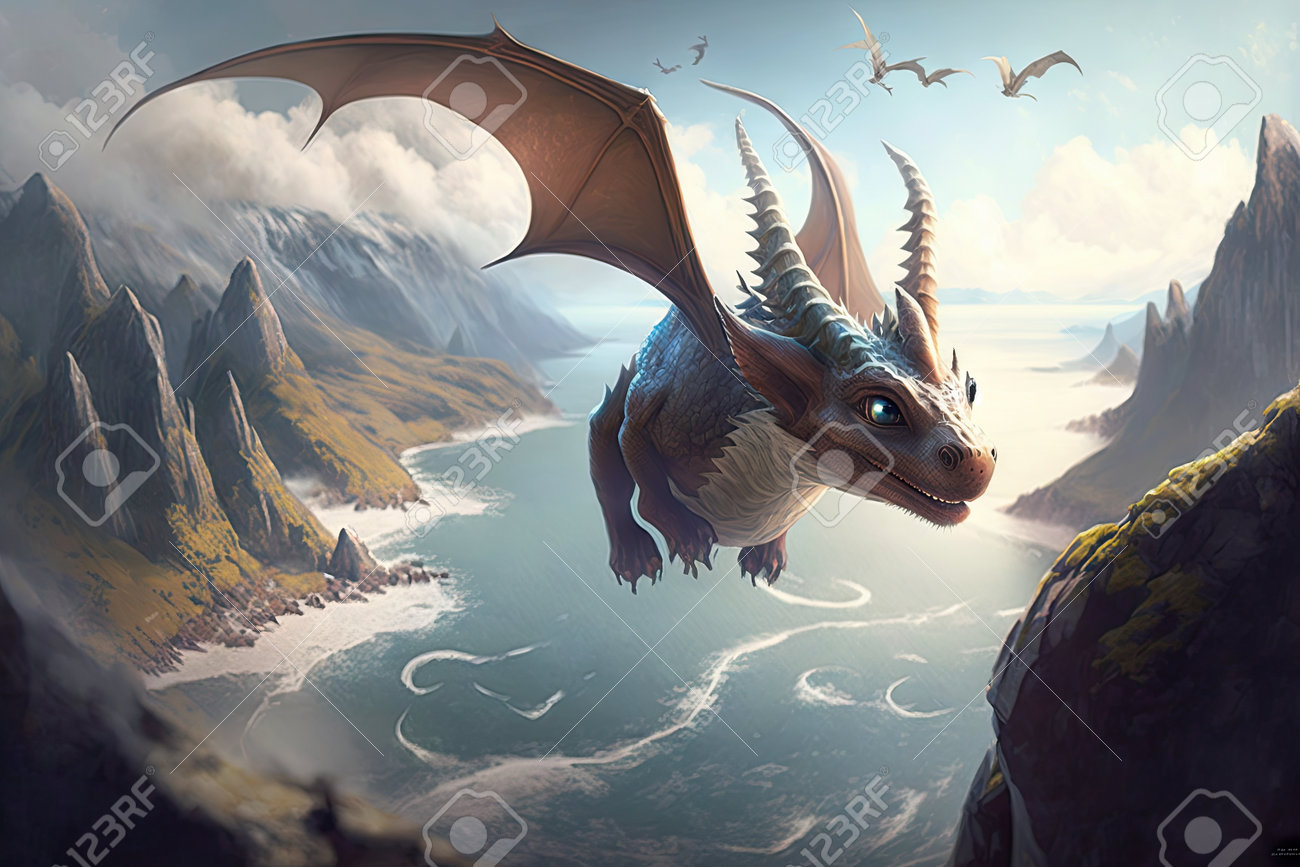 De qué manera un pequeño dragón aprende a volar correctamente